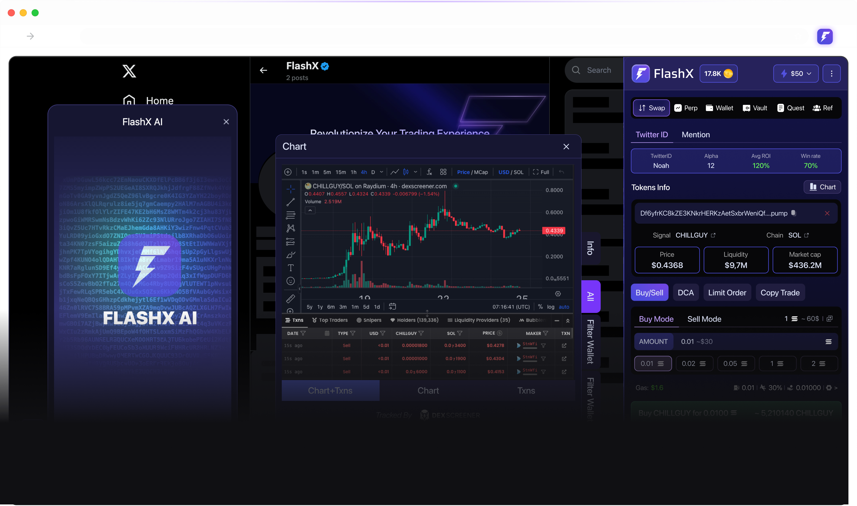 FlashX | AI-Powered Web3 Layer on Everyday Platforms
